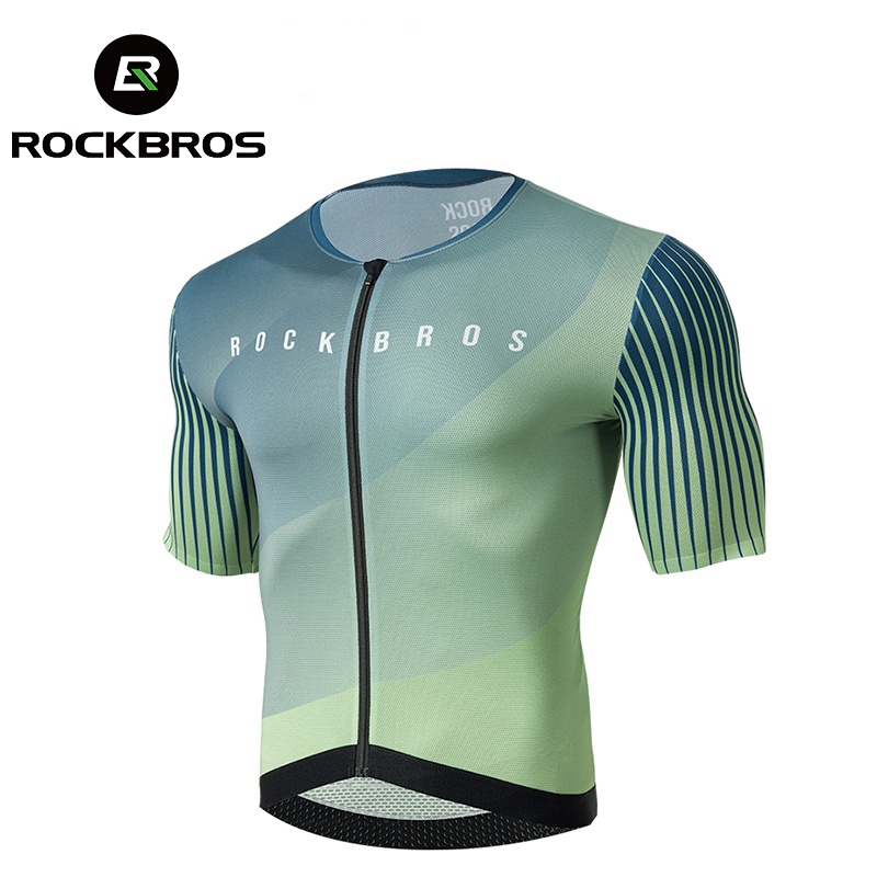 Rockbros Xe Đạp Jersey Nhanh Khô Thoáng Khí Mùa Hè Đi Xe Đạp Thể Thao Áo Thun Mùa Xuân Phản ...