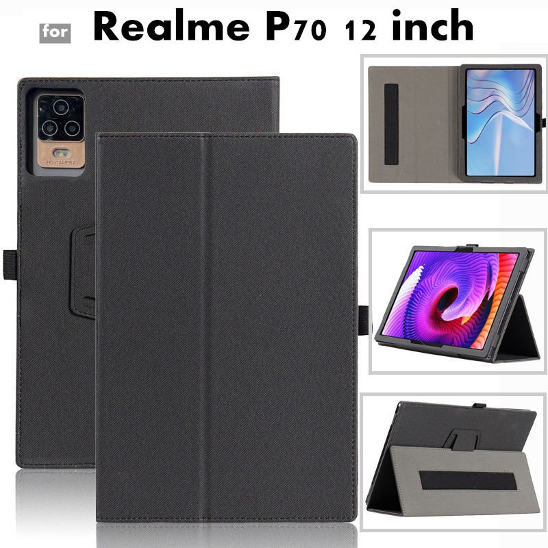 Dành cho máy tính bảng Realme P70 Pro 12 inch Vỏ da lật giả có chức ...