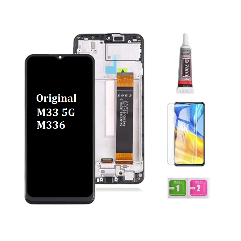 Màn hình LCD chính hãng có khung cho Samsung Galaxy M33 5G M336B / DS ...