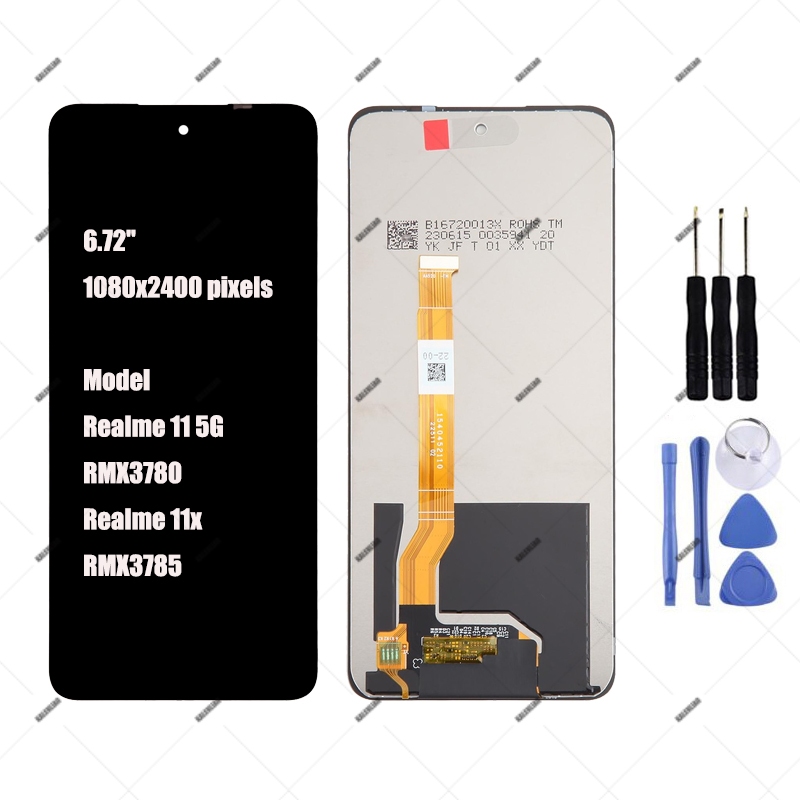 6,72 "Chính Hãng Realme 11 12 5G 11X 12X Màn Hình LCD Thay Thế Bộ Số ...
