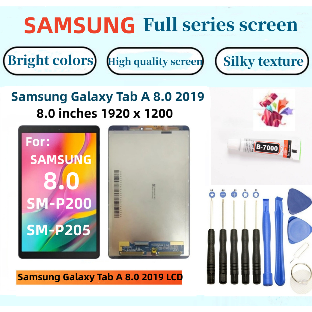 Màn hình LCD Samsung Tab A 8.0 2019 chính hãng SM-P200 SM-P205 P200 ...