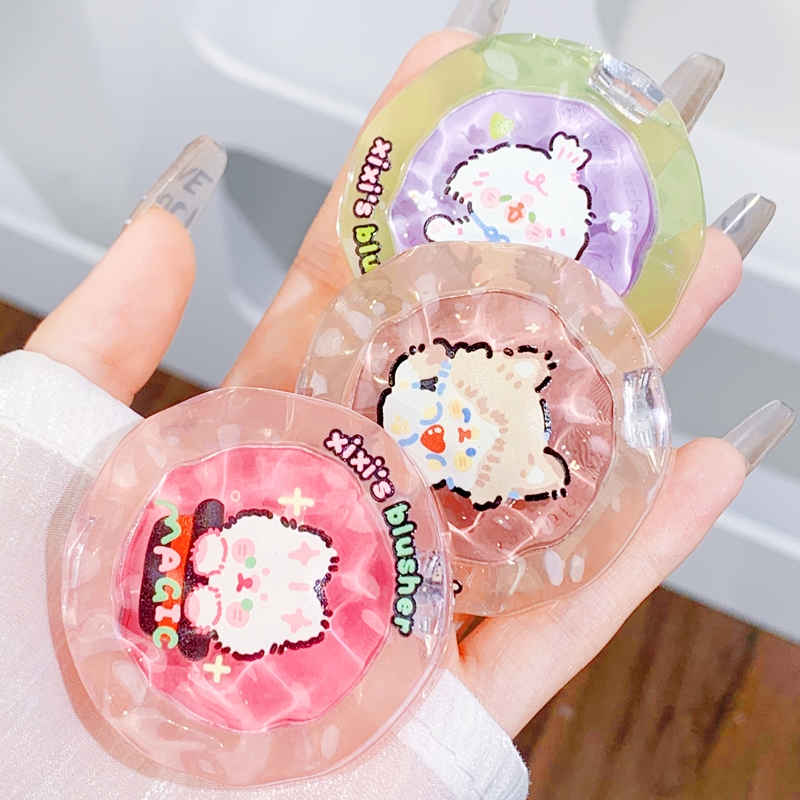 Xixi Búp Bê Dễ Thương Đơn Sắc Blush Matte Cheek Tím Cheek Xanh Tự Nhiên ...