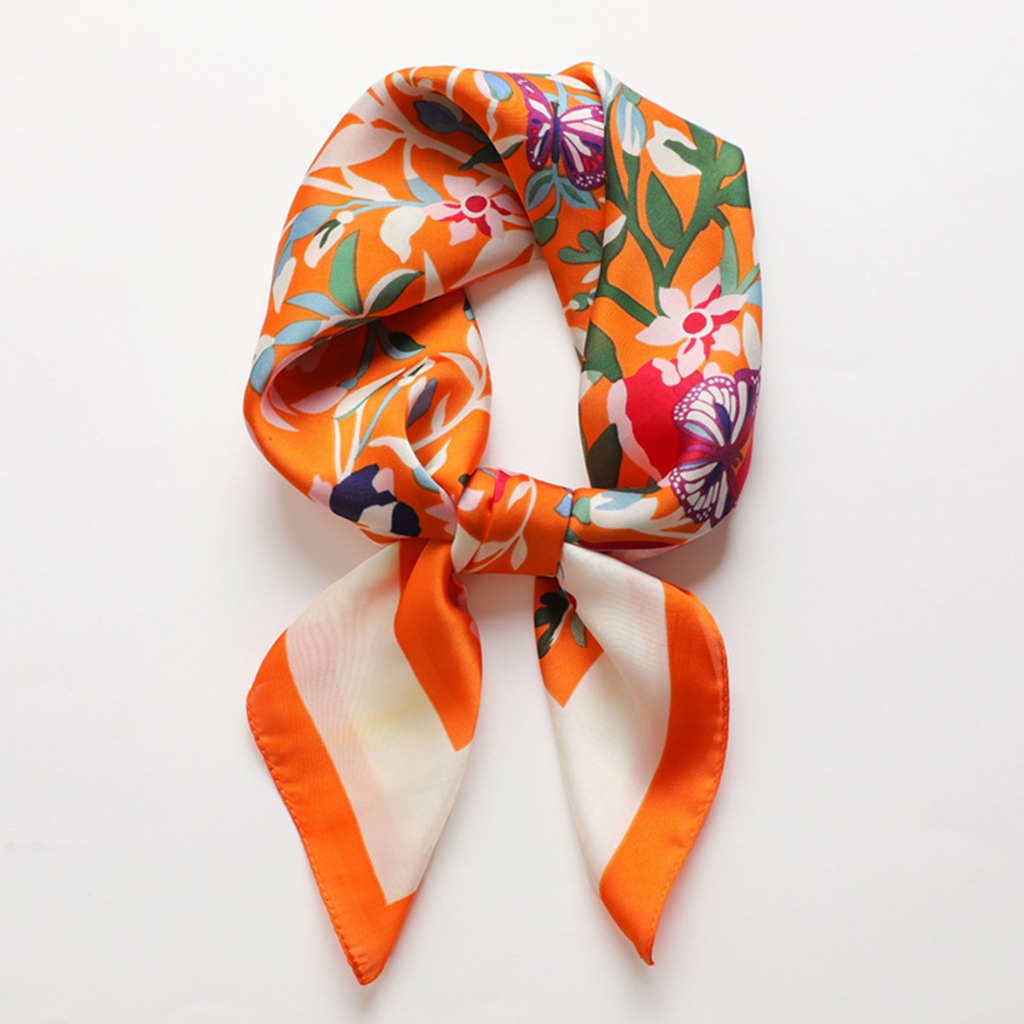 Khăn Quàng Cổ Vuông Bằng Lụa In Họa Tiết Sang Trọng 70CM (27.55inch ...