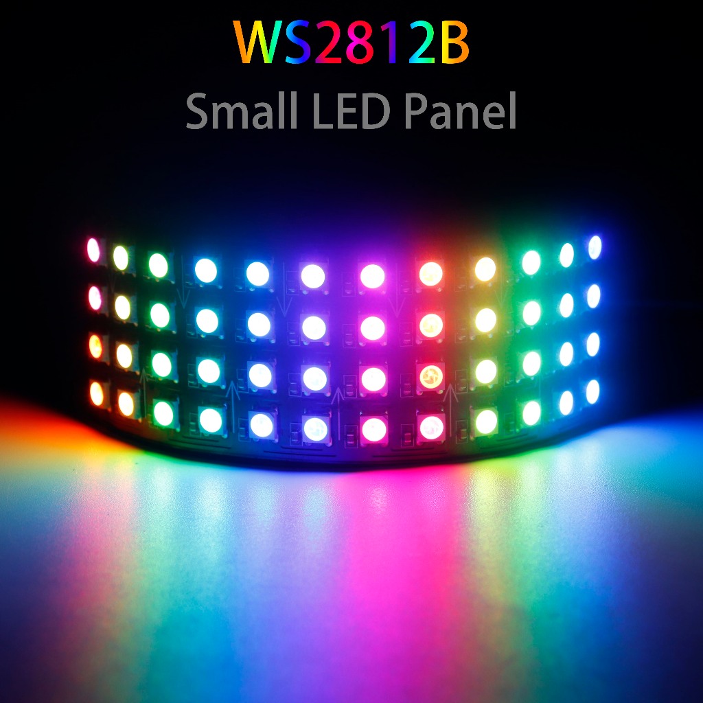 Mini WS2812B 4X12 Led Pixel Panel Chiếu sáng Màn hình ma trận linh hoạt ...