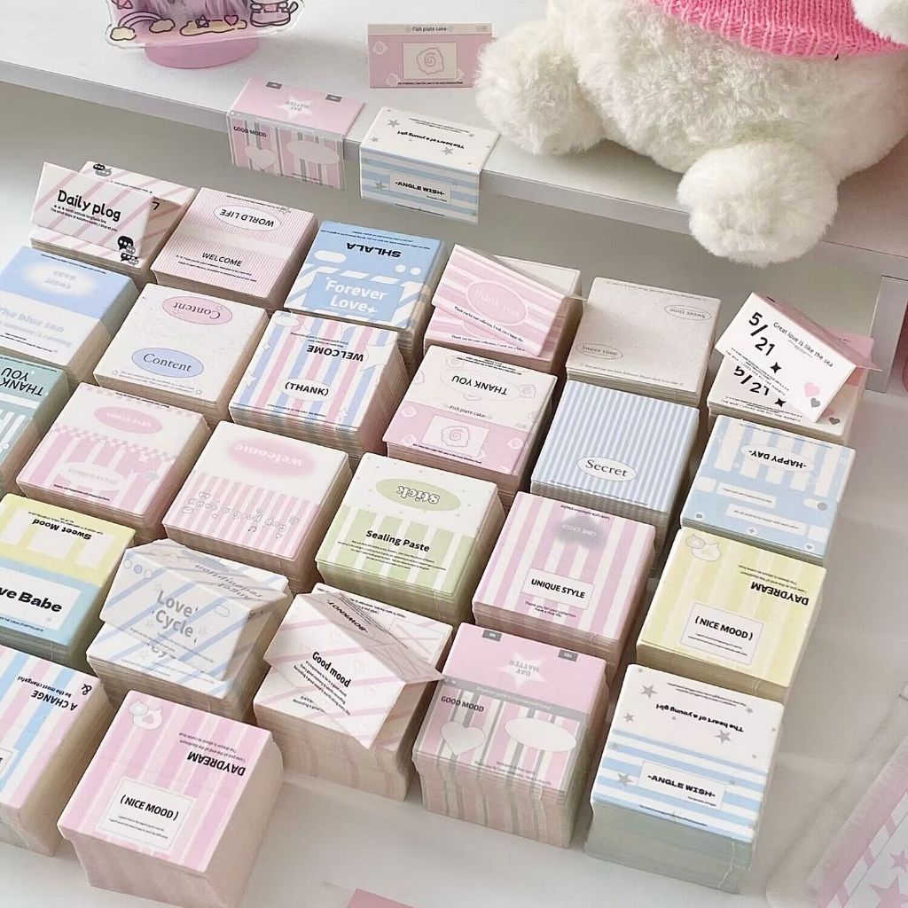 Ohaya | Ins Nửa Gấp Đầu Thẻ Mini Aidou Thẻ Nhỏ Đóng Gói Chất Liệu Ngôi Sao Đuổi Video Quà Tặng ...