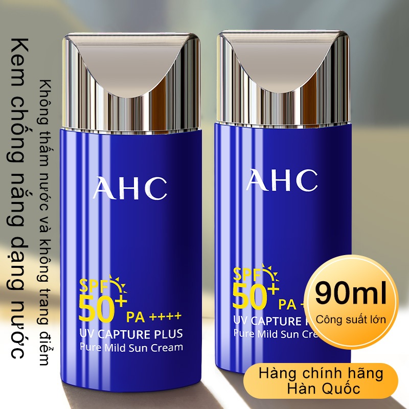 AHC Kem Chống Nắng AHC SPF 50+ Dưỡng ẩm Chống Tia UV 50ml Hàng Chính Hãng | Shopee Việt Nam