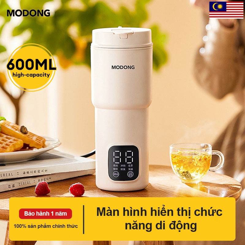 MODONG Cốc nước nóng điện di Ấm đun nước mini điều nhiệt đa chức năng ...