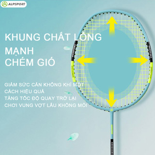 Alpsport Gemini 2 Cái 4U G5 Vợt Cầu Lông 100% Sợi Carbon Thiết Kế Ban ...