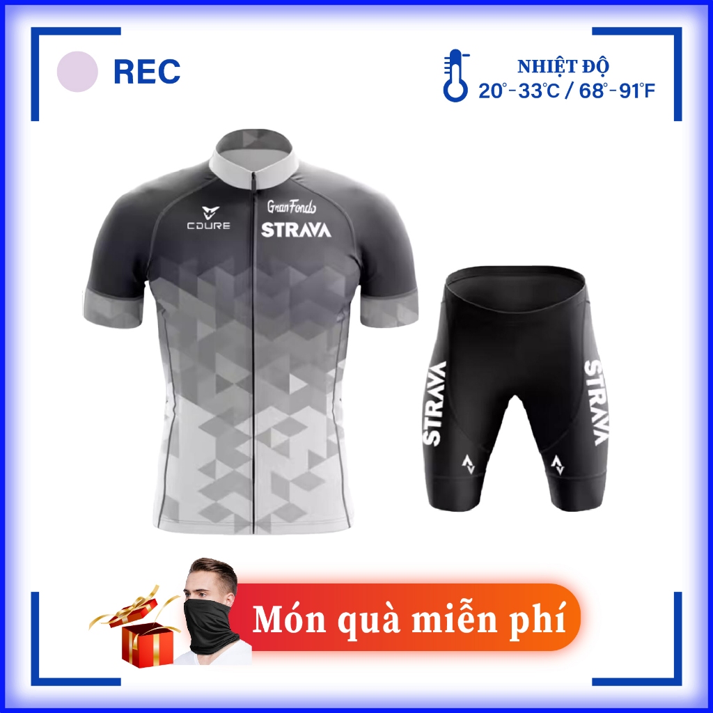 Set quần áo thể thao tay ngắn thoáng khí nhanh khô/Quần Short Đi Xe Đạp Có Đệm Xốp Co Giãn Thoải ...