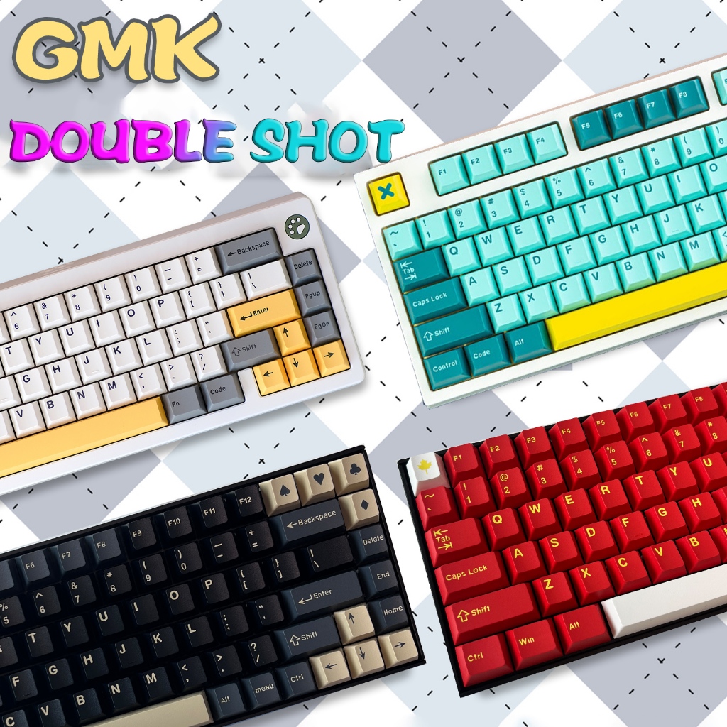 Nút bàn phím GMK Wob Arctic OLIVIA Shoko cấu hình Cherry Double shot ...