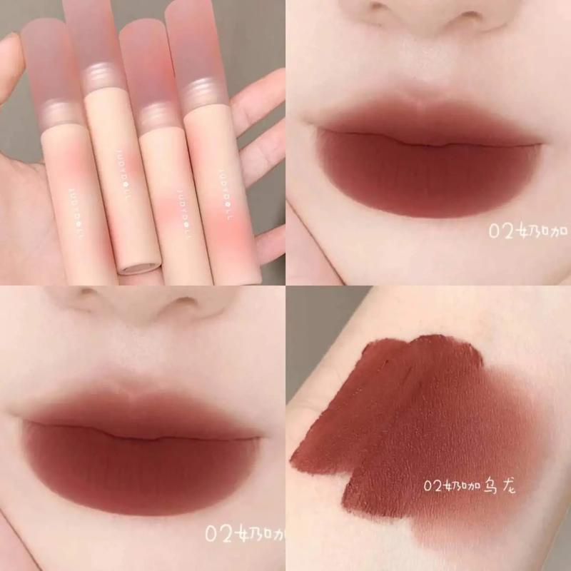 JudyDoll Lip Glazed Ánh sáng Thin Matte Son môi Velvet Lip Mud Lip ...