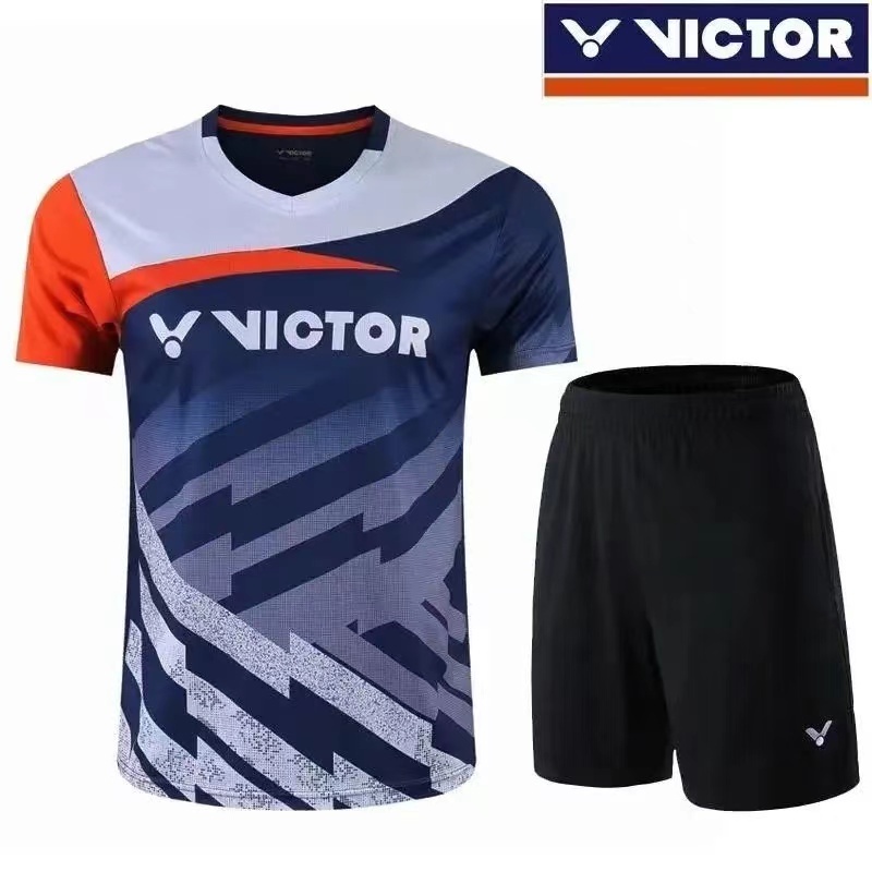 Mới Victor Tennis Thể Thao Top Nam Nữ Tay Ngắn Sấy Nhanh Thoáng Khí Cầu ...