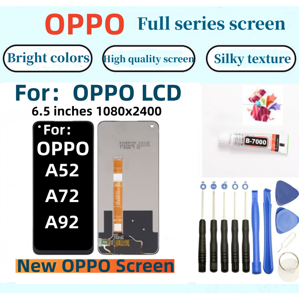 Màn hình LCD OPPO hoàn toàn mới Thích hợp cho A52 A72 A92 CPH2061 ...