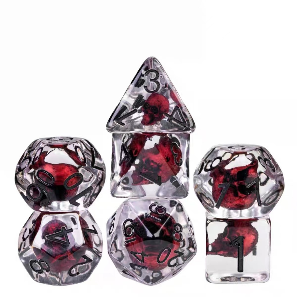 Hell Death Skull Necromancer DND Dice Set dành cho Dungeons & Dragons ...