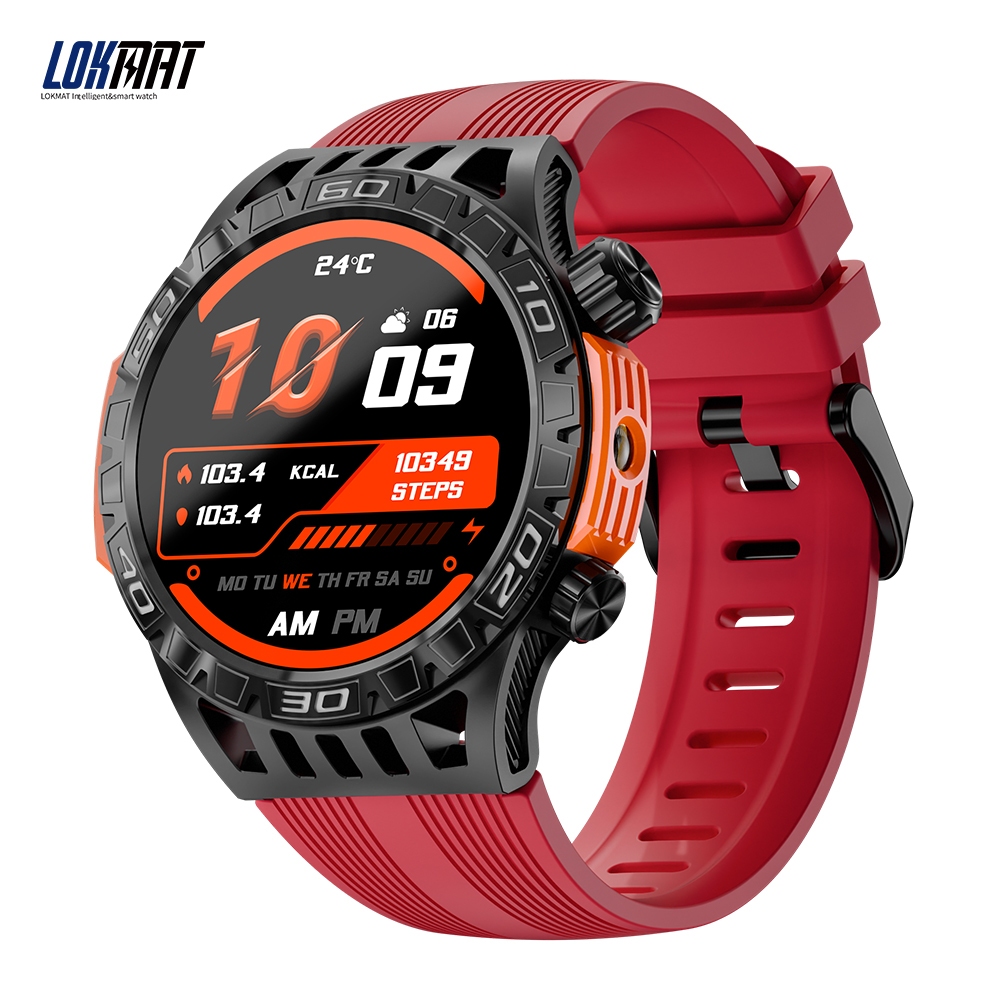 Lokmat ZEUS 6 PRO Đồng hồ thông minh Bluetooth Người gọi Đèn pin La bàn Vòng đeo tay thể thao ...