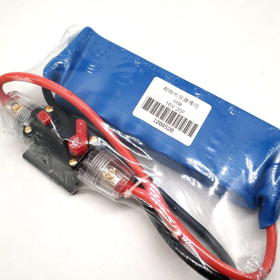 1 Bộ 16V 20F có công tắc Bộ điều chỉnh điện áp xe máy 16V16.6F 16V20F Mô-đun tụ điện tiết kiệm ...