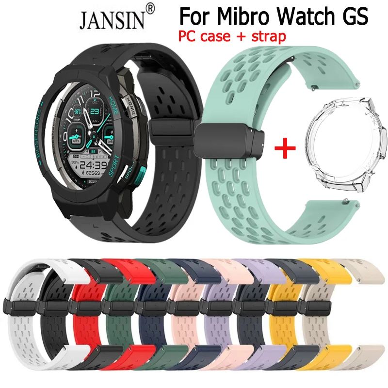 Jansin Dây đeo+vỏ đồng hồ Mibro GS dây đeo từ tính, phù hợp với đồng hồ ...