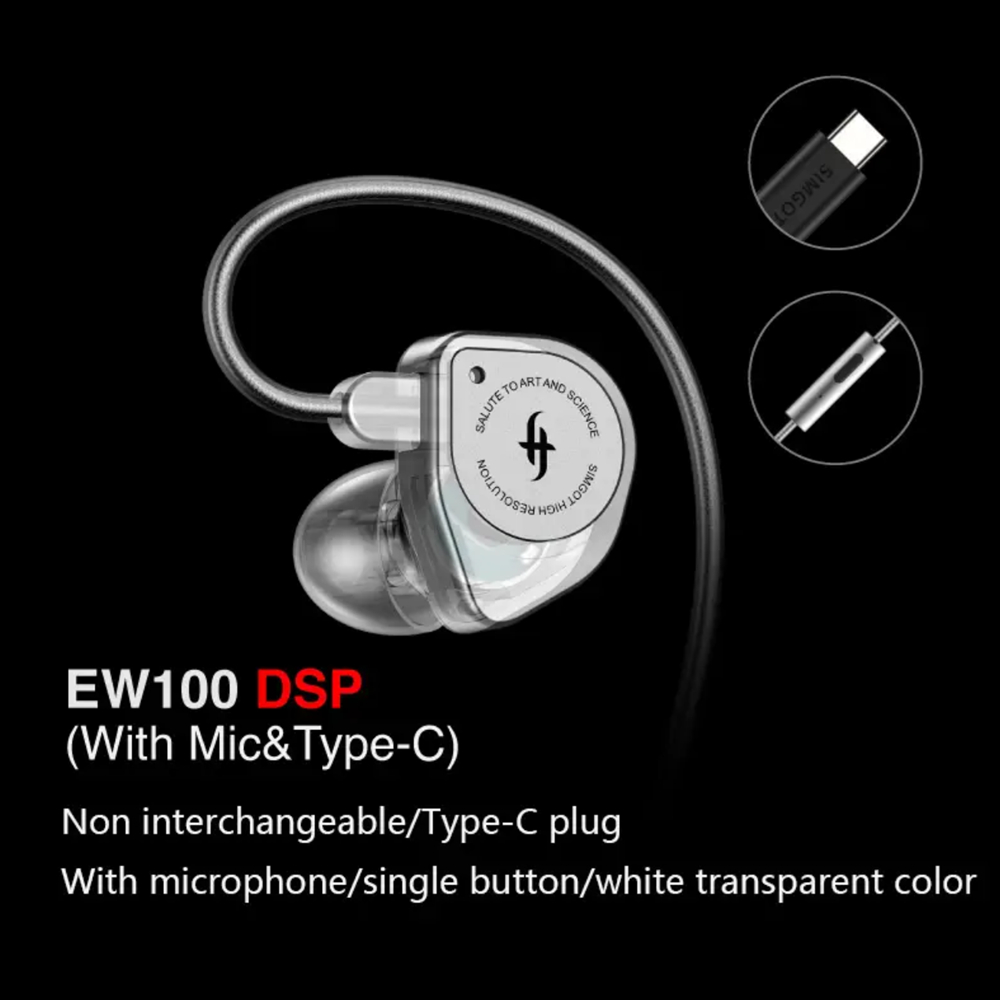 Simgot EW100 EW100 DSP EW100P Tai nghe có dây In-earHiFi Tai nghe có ...