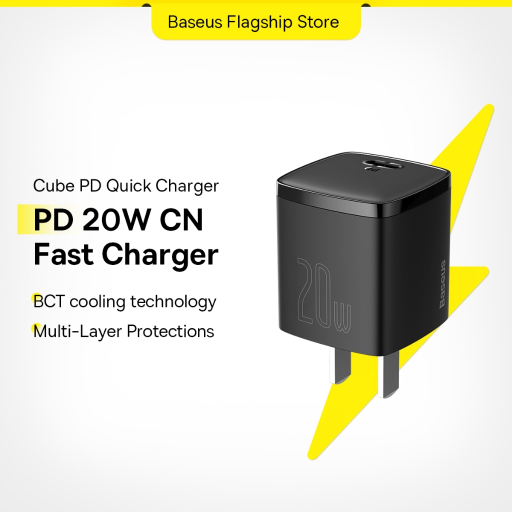Củ sạc Baseus 20W USB C hỗ trợ sạc nhanh Type C PD | Shopee Việt Nam