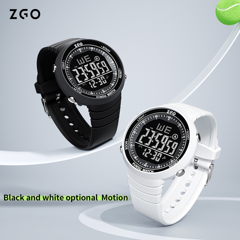 Đồng Hồ Nữ ZGO Thể Thao Điện Tử Cô Gái Chống nước Nước Dạ Quang 8560 ...