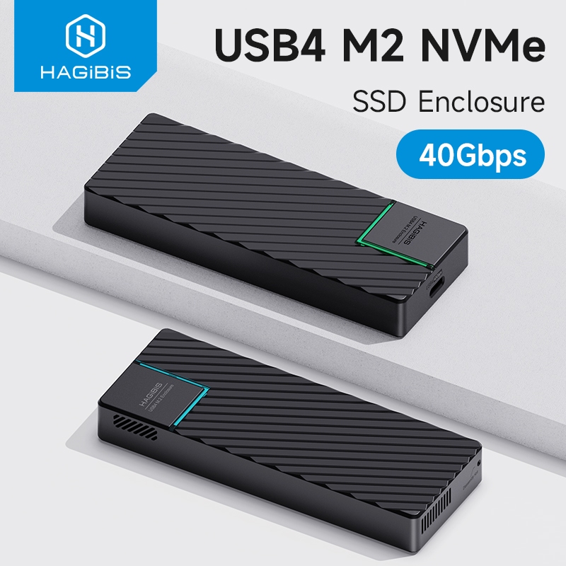 Vỏ SSD Hagibis USB 4.0 40Gbps M.2 NVMe Tương thích với Thunderbolt 4 / 3 USB 3.2 / 3.1 / 3.0 ...