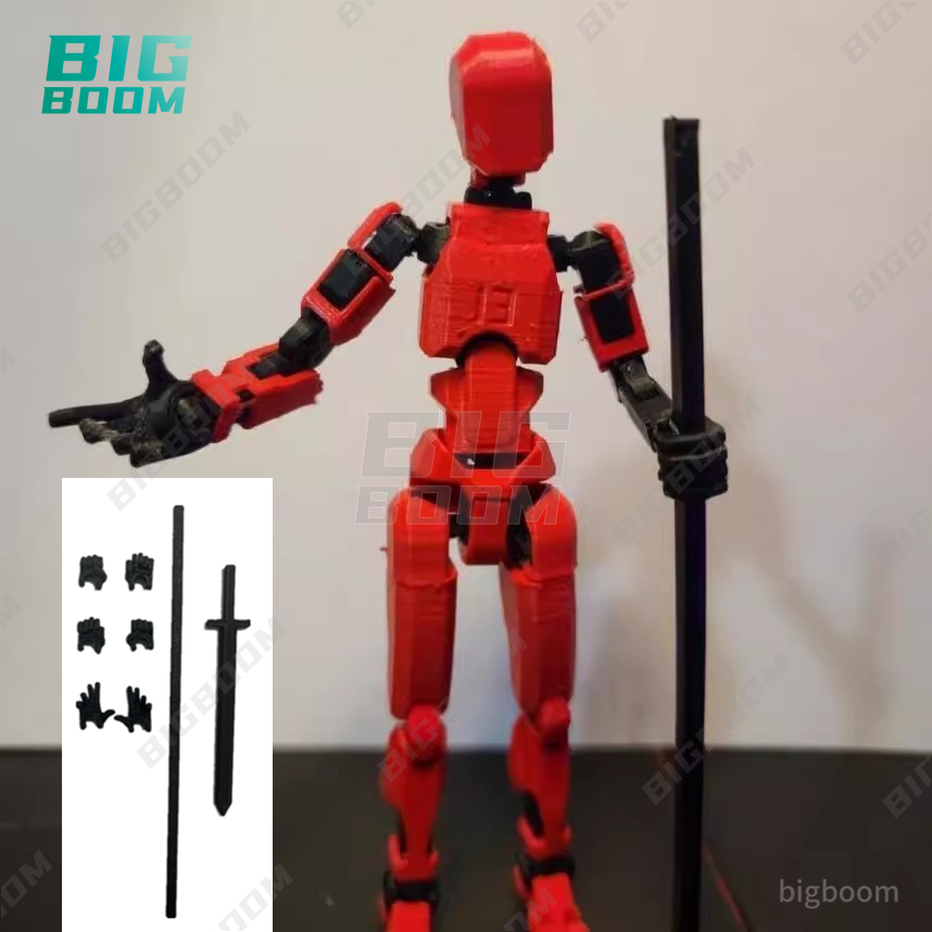 Lucky 13 Kit Mô hình đồ chơi robot Figure DUMMY 13 in 3D khớp linh hoạt ...