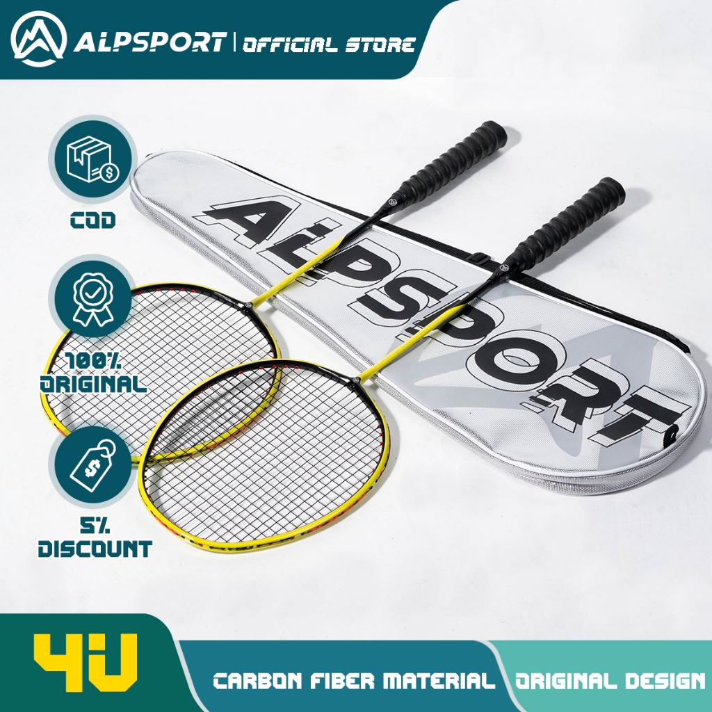 Alp V5 2.0 MXH CushionTechnology Vợt Cầu Lông Tấn Công Chính Hãng 4U ...