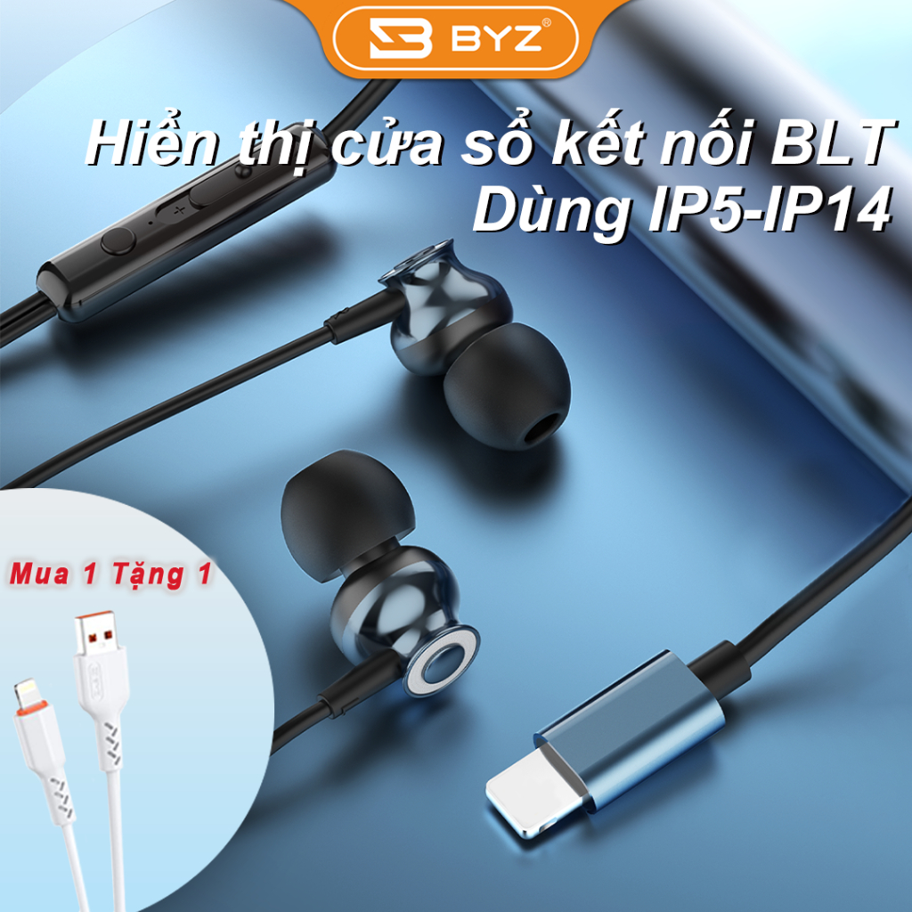 Tai nghe gaming có dây byz S901i tai nghe nhét tai có mic chống ồn ...