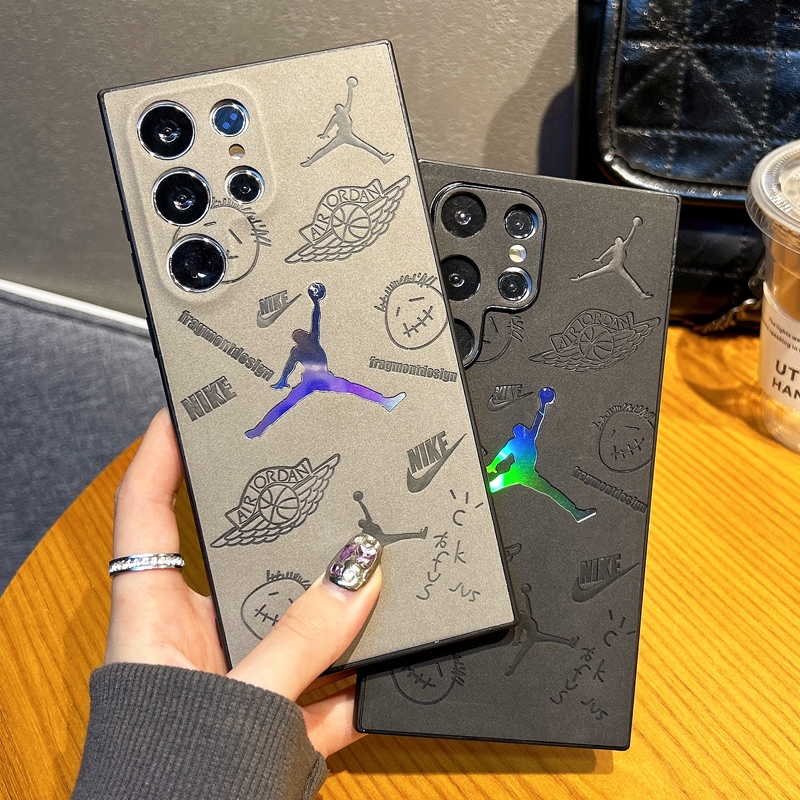 Thương hiệu sang trọng Nike Laser Jordan Vỏ da mờ cho Samsung Galaxy ...