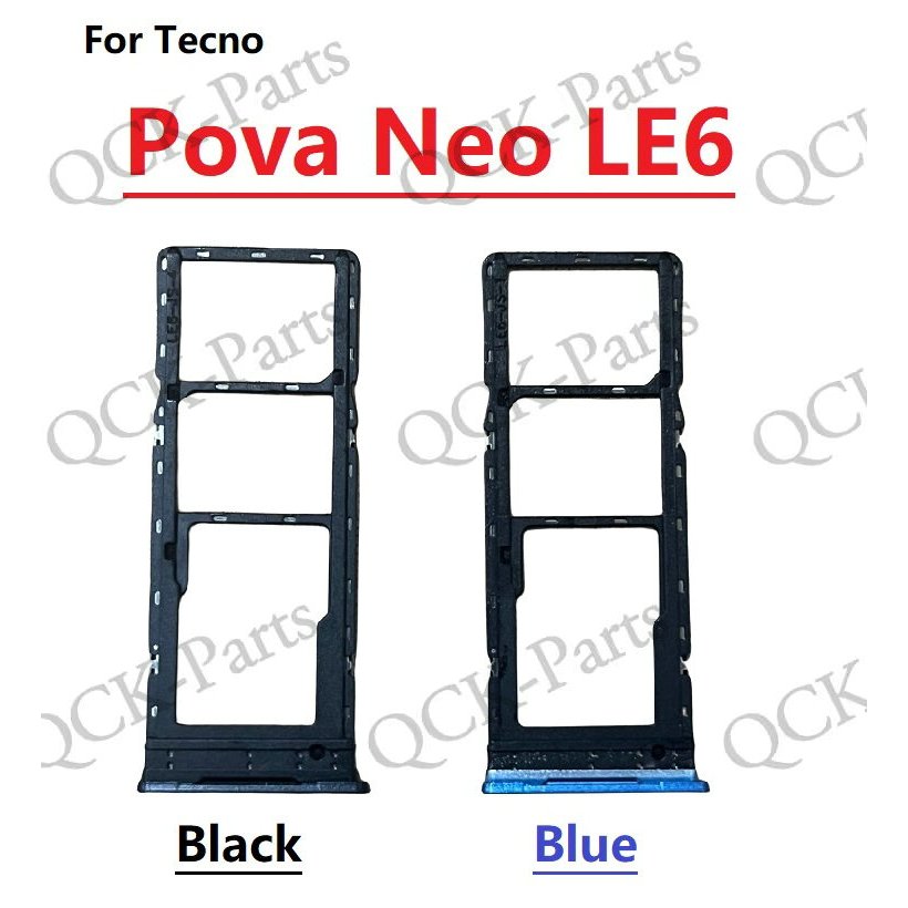 Khay đựng thẻ SIM mới cho bộ chuyển đổi khe giữ SIM Tecno Pova Neo LE6 ...