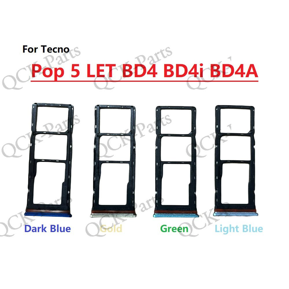 Mới Khay Thẻ Sim Cho Tecno Pop 5 LTE BD4 BD4i BD4A Sim Giá Đỡ Khe Cắm ...