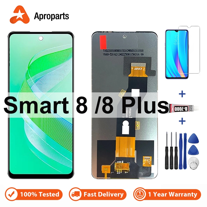 LCD Cho Infinix Smart 8 X625 Smart8 HD Pro Plus X6526 X6525B Màn Hình ...
