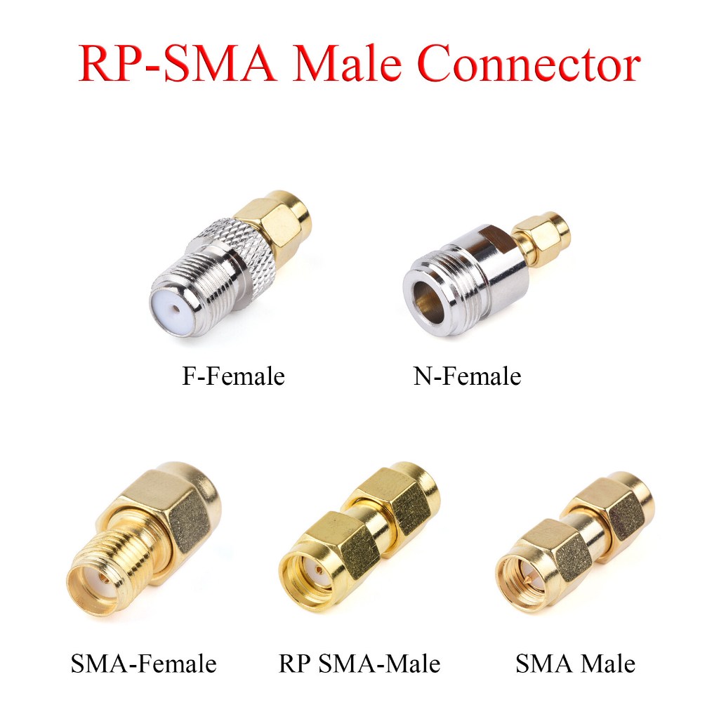 1 Cái Đầu Nối Đồng Trục RF RP-SMA Nam Sang SMA RP-SMA Nam Cắm / SMA N F Nữ Jack Adapter Sử Dụng ...