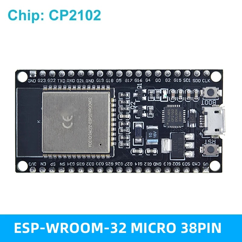 Bảng phát triển ESP32 TYPE-C USB MICRO USB CP2102 CH9102X CH340C WiFi ...