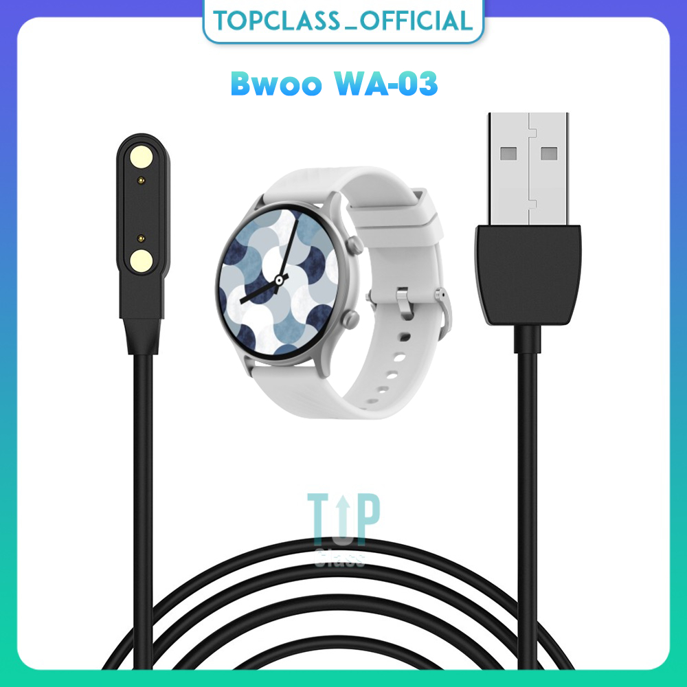 Dây Cáp Sạc Đế Sạc USB Thay Thế Cho Đồng Hồ Thông Minh Bwoo WA-03 | Shopee Việt Nam
