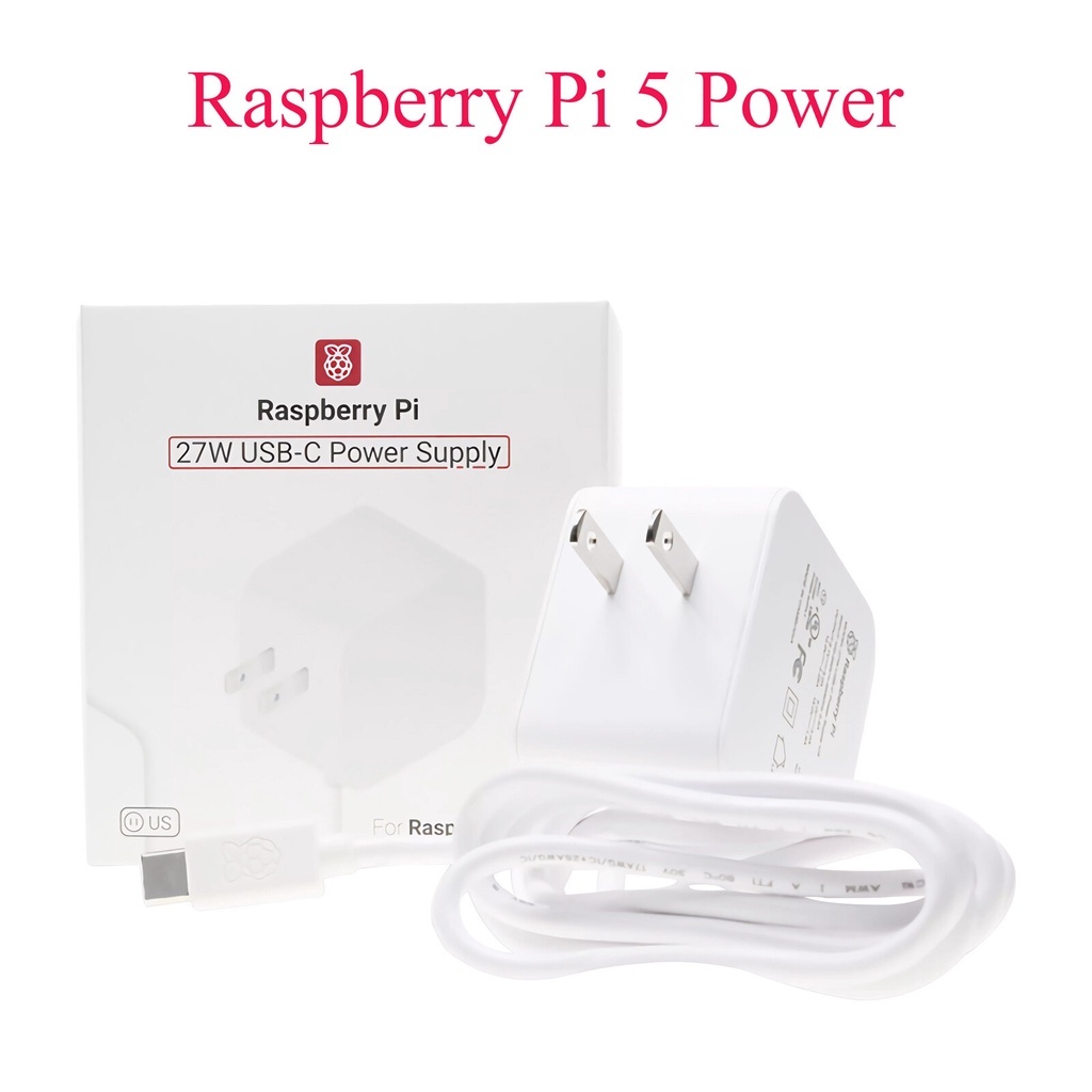 Chính Hãng Raspberry Pi Nguồn Điện 5.1V 5A Adapter 27W USB-C Hỗ Trợ PD Bộ Sạc Nguồn Tiêu Chuẩn ...