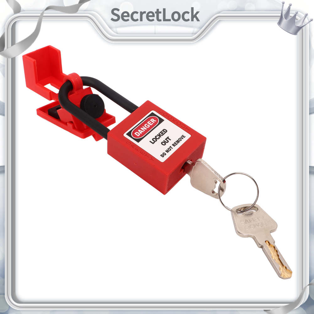 [Hàng Sẵn] Bộ Ổ khóa an toàn LOTO CB-07 38mm Nylon Cách Điện Cho Công ...