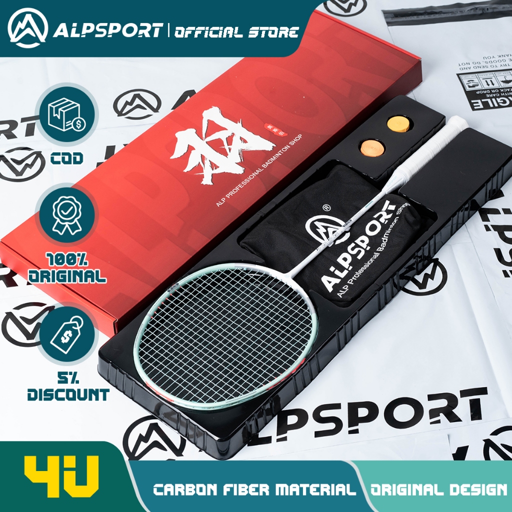 ALPSPORT DF 8U G6 Max 30Lbs 100% Full Carbon Sợi Hồng Cầu Proensive ...