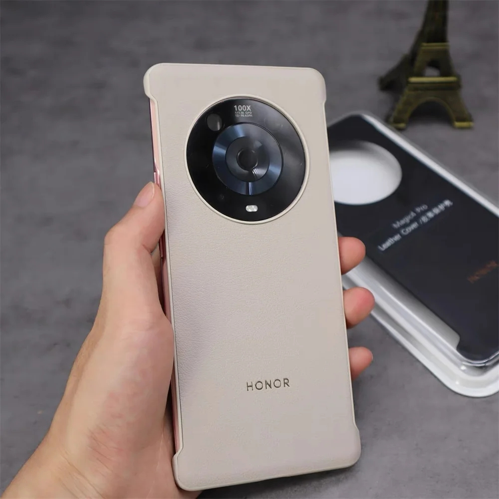 Dành Cho Honor Magic 3 4 5 Pro Da PU Sang Trọng Silky Touch Bảo Vệ Mặt Sau Cho Magic3 Magic4 ...