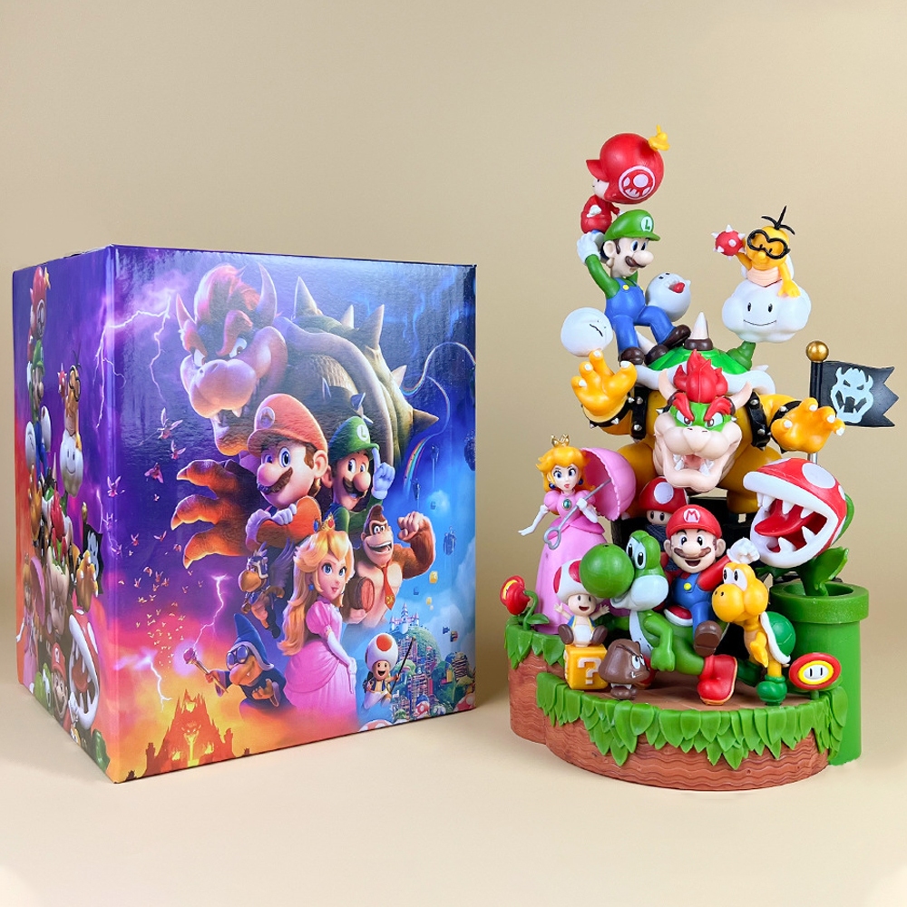 28cm Siêu Mario Bros. Phim Mario Đào Luigi Nơ Koopa Troopa Yoshi Toad ...