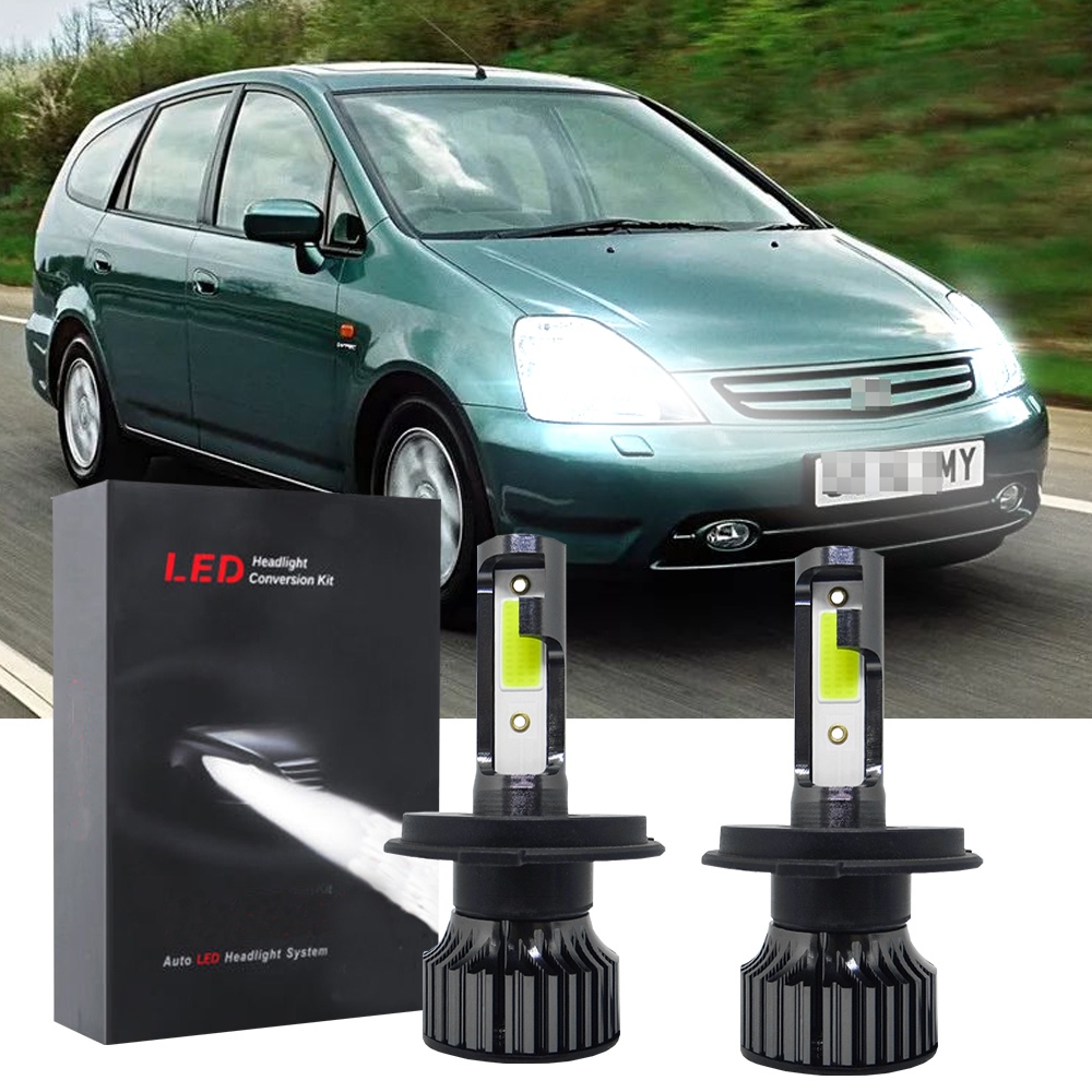 Dành Cho Xe Honda Stream Thế Hệ 1, Năm 2000-2006 (Bóng Đèn Pha 100%) 2 CHIẾC TRẮNG 12-32V 6000K ...