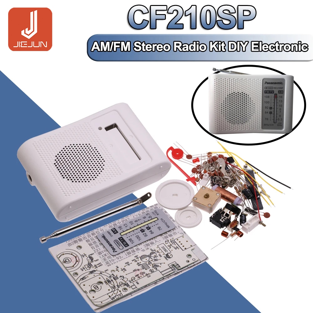 Cf210sp AMFM Stereo radio Kit DIY Điện Tử Lắp Ráp Bộ Di Động FM AM ...