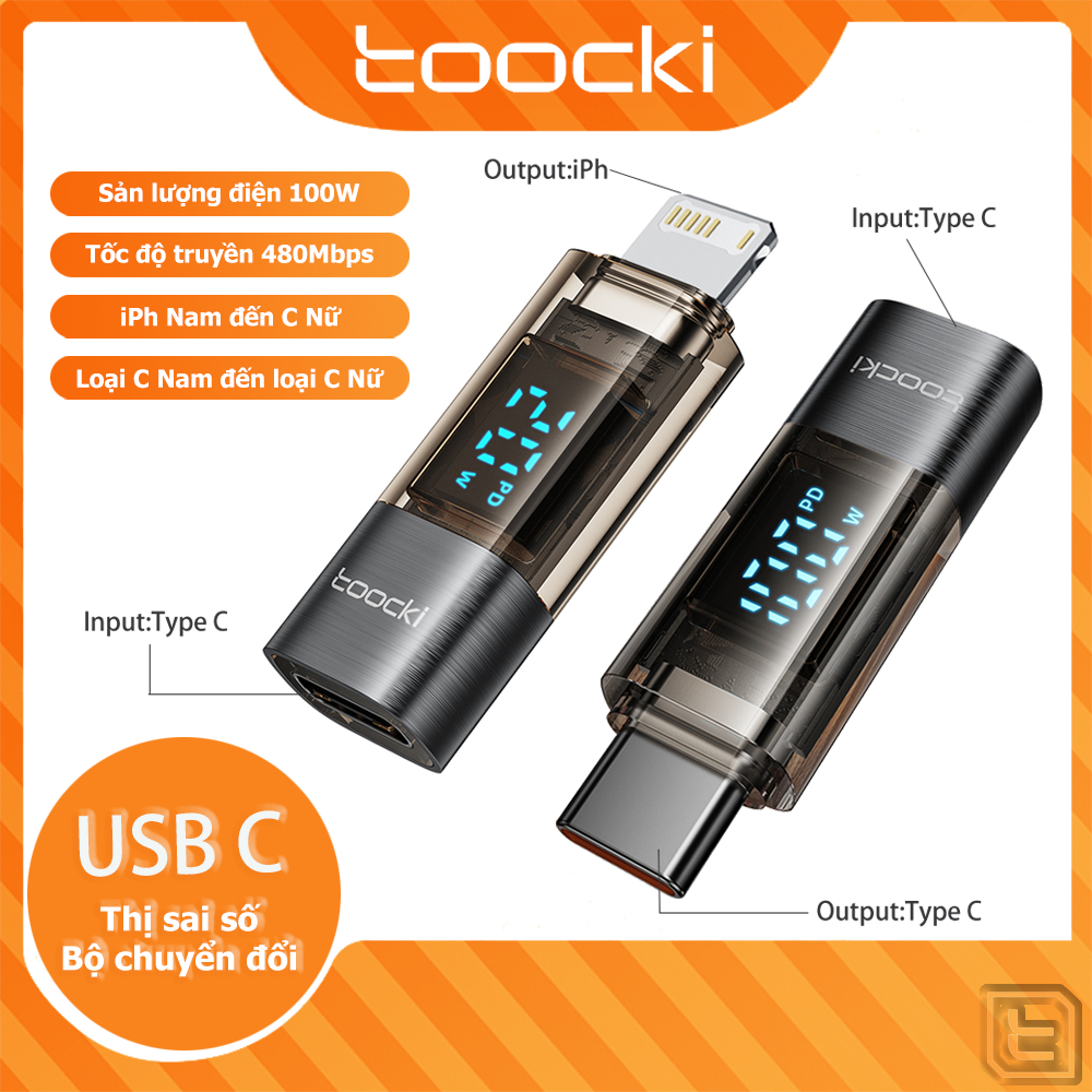 Toocki OTG Đầu Chuyển Đổi USB C sang USB C Bộ chuyển đổi dữ liệu USB 2. ...