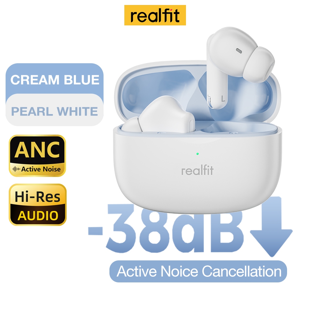 Tai nghe Bluetooth Realfit F3 ANC -38dB Tai nghe Tws khử tiếng ồn có Mic Supber Chất lượng âm ...