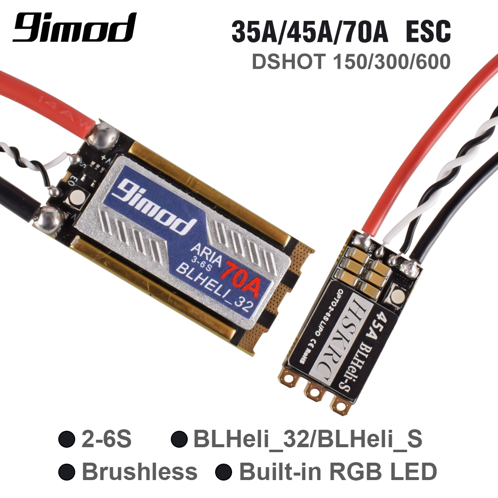 Bộ Điều Khiển Tốc Độ Không Chổi Than 9imod 35a / 45a / 70a esc 2-6s lipo Cho drone fpv | Shopee ...