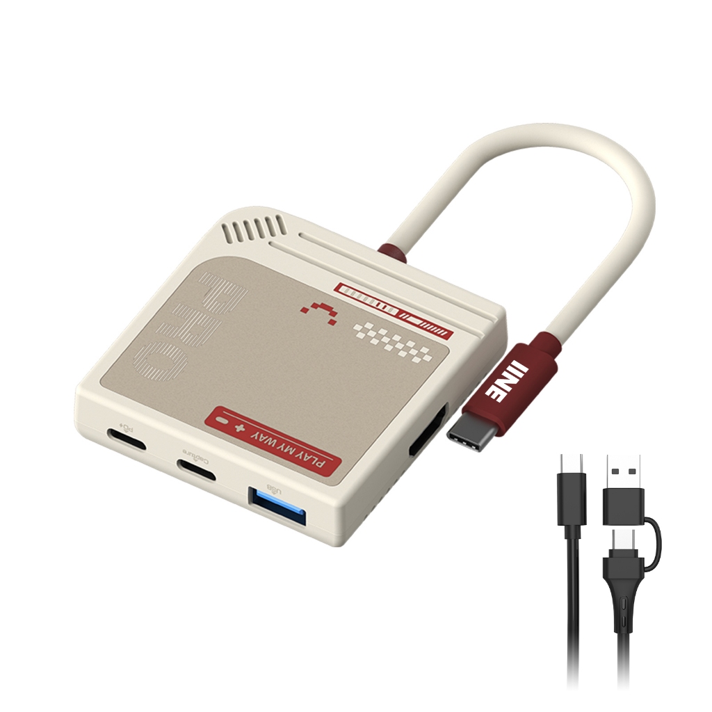 Bộ chuyển đổi thẻ ghi Video công tắc 4 trong 1 IINE cho Switch / Steam ...