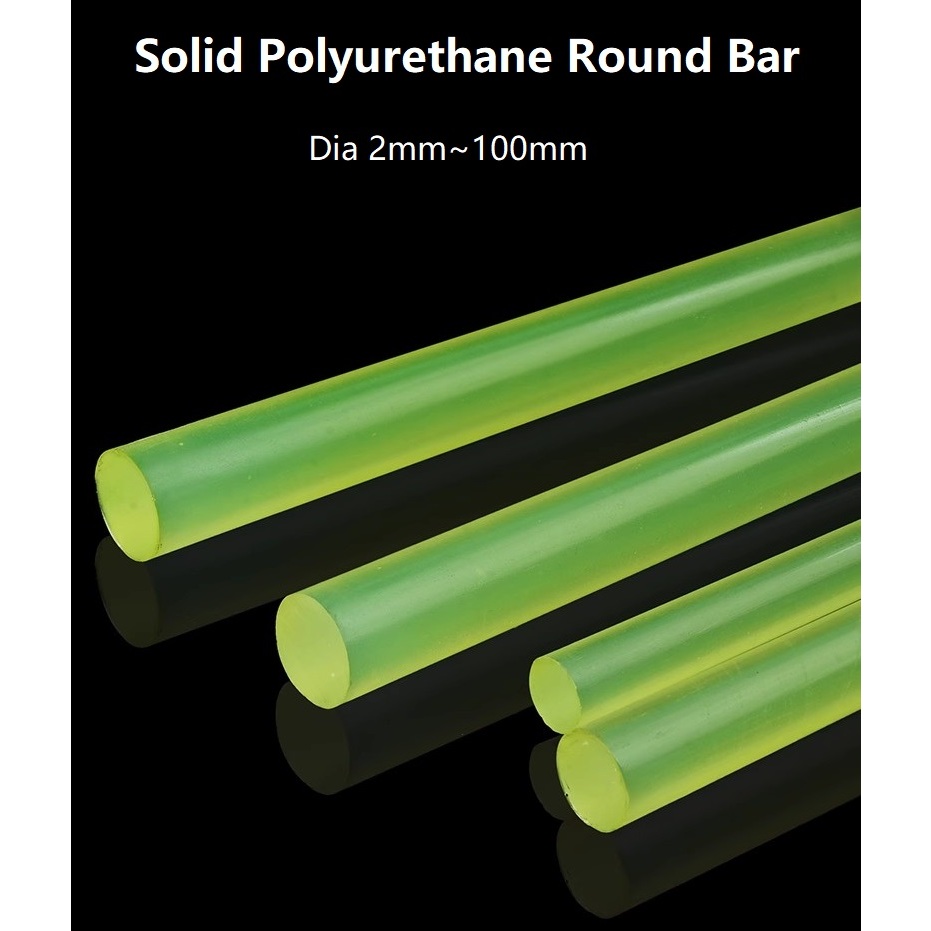 Solid Polyurethane Round Bar Chiều dài 500mm Thanh tròn Polyurethane ...
