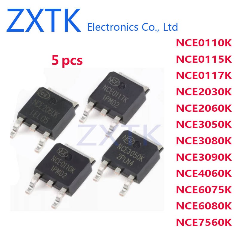 5 Cái / lốc MOSFET NCE0110K 0115 0117 2030 2060 3050 3080 3090 4060 ...