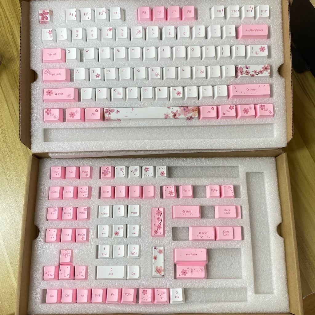 Lychee Gaming OEM PBT keycap 61 / 64 / 71 / 80 / 84 / 87 / 104 key PBT ...