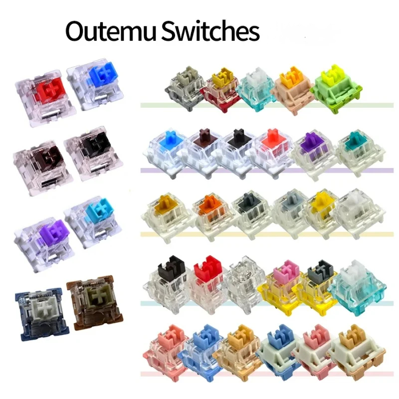 Outemu Switch Lemon Pech V2 Xanh / Đen / Nâu / Đỏ / Tím / Xanh Im Lặng ...